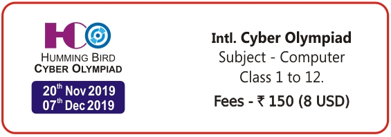 Humming Bird Olympiads - Scholastic World - Contests for Indian Students