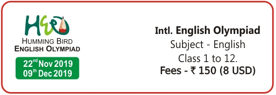 Humming Bird Olympiads - Scholastic World - Contests for Indian Students