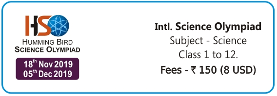 Humming Bird Olympiads - Scholastic World - Contests for Indian Students